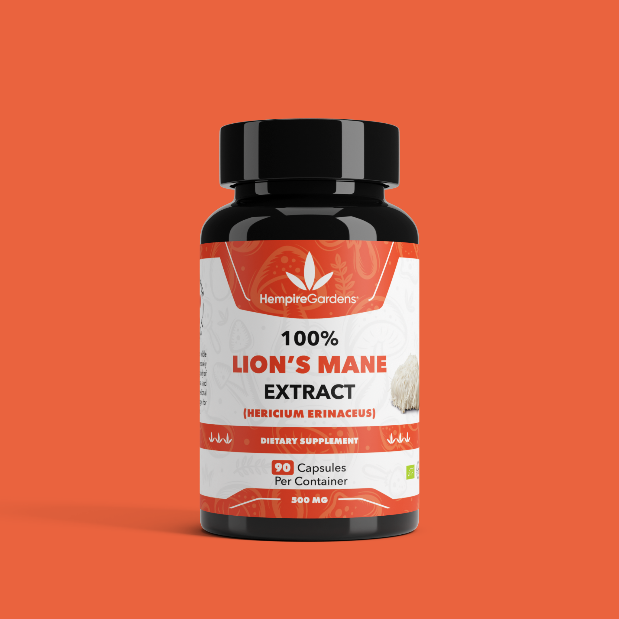 HG Lion's Mane Capsules Bio (90 Capsules) – HempireGardens