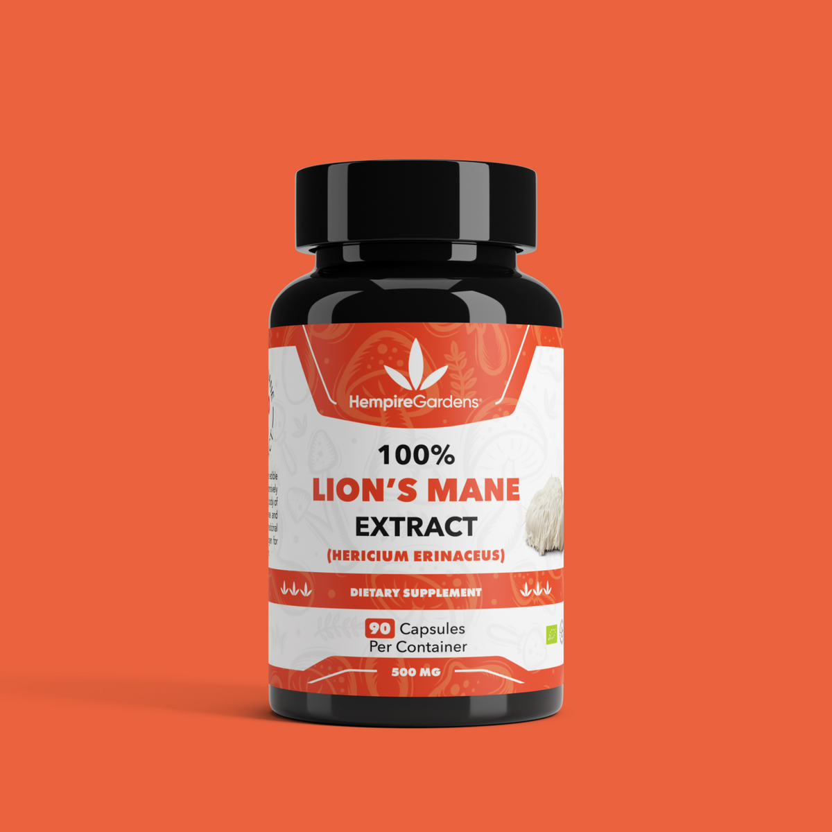 HG Lion's Mane Capsules Bio (90 Capsules) – Hempire Gardens